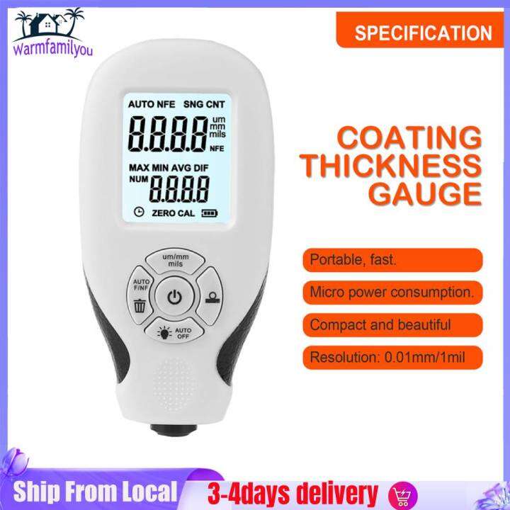 HW-300 Digital Coating Thickness Gauge Car Automotive Paint Meter ...
