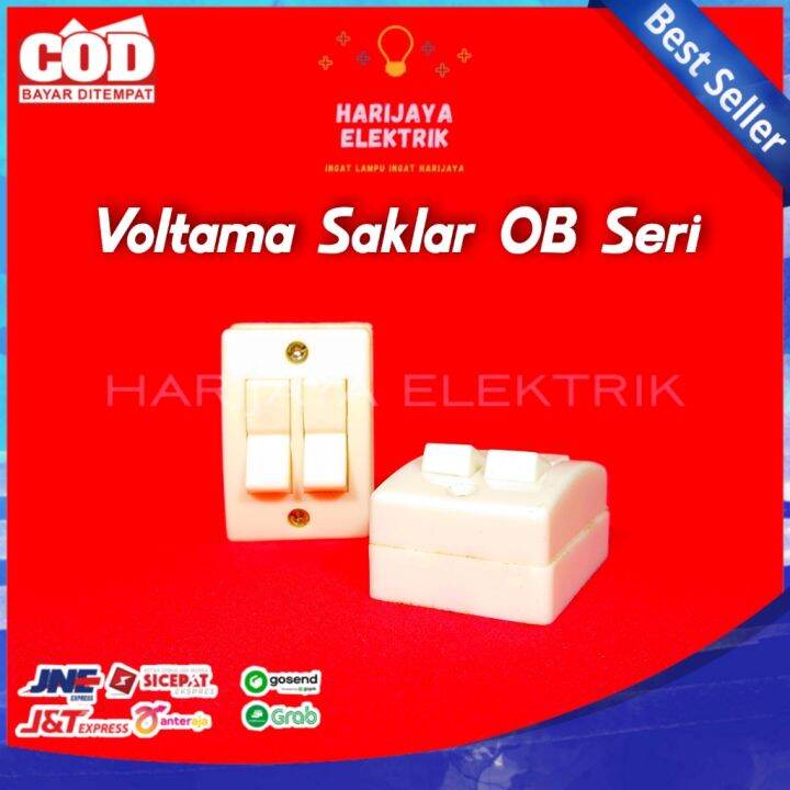 VOLTAMA SAKLAR SERI OB DUA SAKELAR PIANO SWITCH ON OFF OUTBOW KOTAK ...