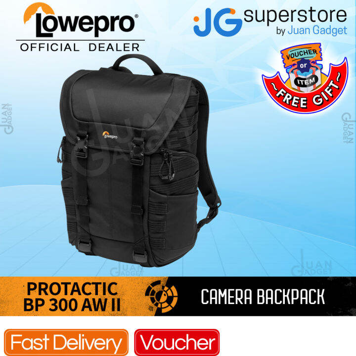 Lowepro ProTactic BP 300 AW II for Pro Mirrorless, DSLR, Lenses with ...