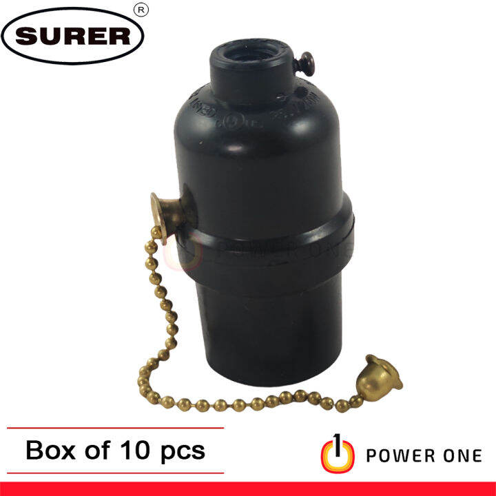 Surer 623 Pull Chain Socket [Box of 10pcs] | Lazada PH