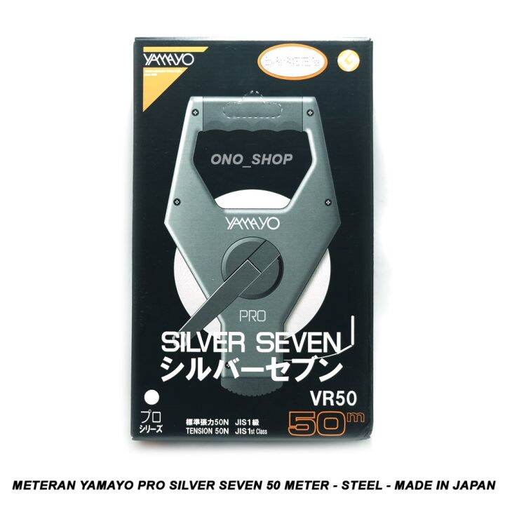 Meteran Yamayo Pro Silver Seven 50 Meter - Steel - Made in Japan ...