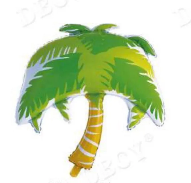 Coconut tree foil balloon party birthday kids toy decoration balloon ...