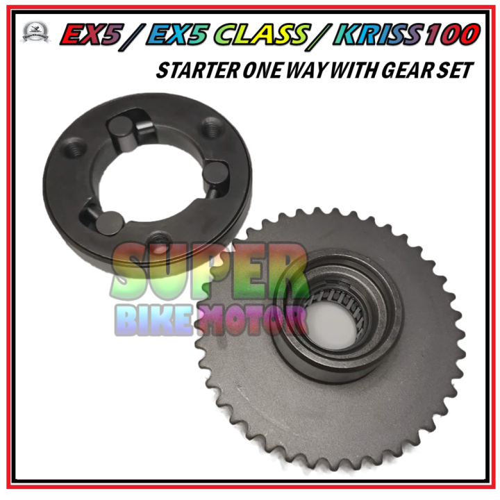 HONDA EX5 / EX5 CLASS / KRISS100 - Starter One Way with Gear Set - TCB ...
