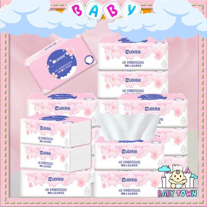 60s 4D Embossing 5 Ply Deluxe Premium Tissue Ultra Soft Facial Tissue ...