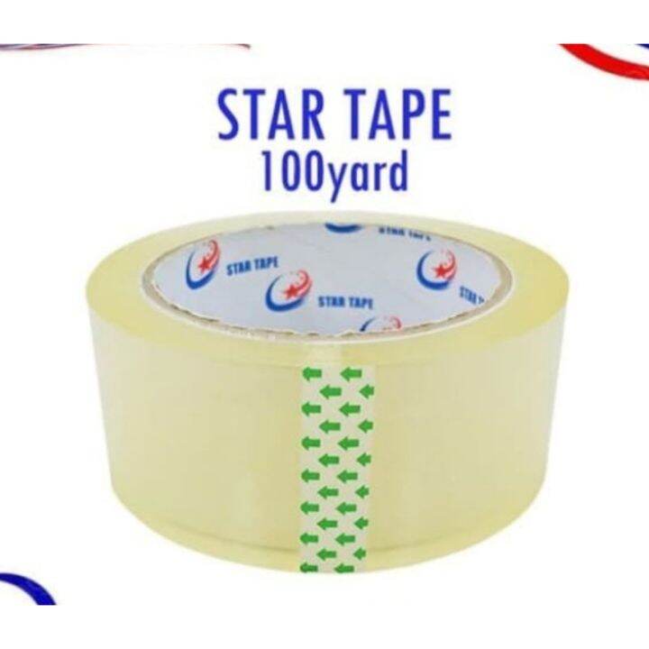 STAR TAPE LAKBAN BENING 45MM*100 YARD SOLATIP BENING PER PCS | Lazada ...