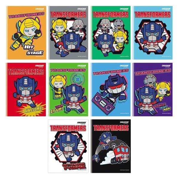 Orions Transformers Writing Notebook Set of 10 | Lazada PH