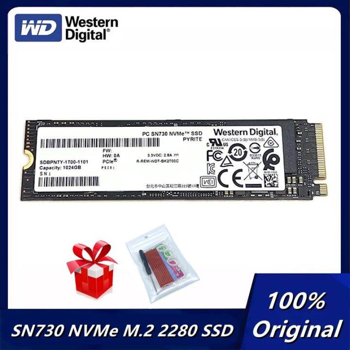 Western Digital WD PC SN730 512GB 1TB M.2 2280 SSD NVMe PCIe Gen3x4 ...