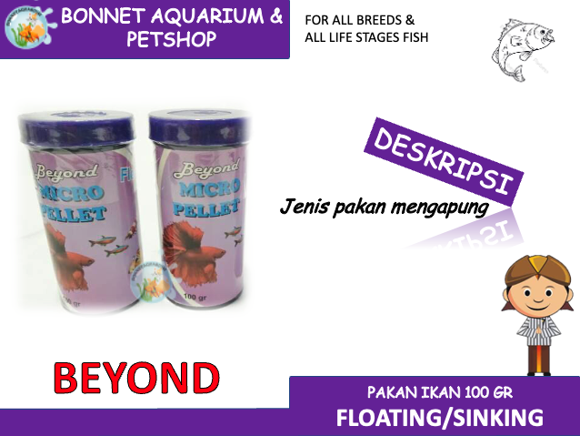 PELET IKAN PAKAN IKAN BEYOND MICRO FLOATING MENGAPUNG 100GR | Lazada ...