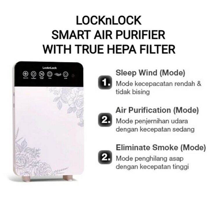 LocknLock Smart Air Purifier Lock&Lock Smart Air Purifier Low Watt ...