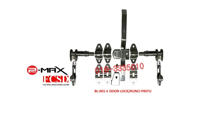 BL-001-S Lorry Truck Box Van Body Door Lock Kunci Pintu Lori Trak 1pcs ...