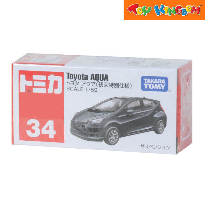 Tomica No.34-11 Toyota Aqua Black Die-cast Vehicle | Lazada PH