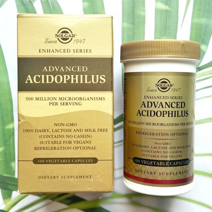 (Solgar®) Advanced Acidophilus 500 Million Microorganisms Per Serving ...