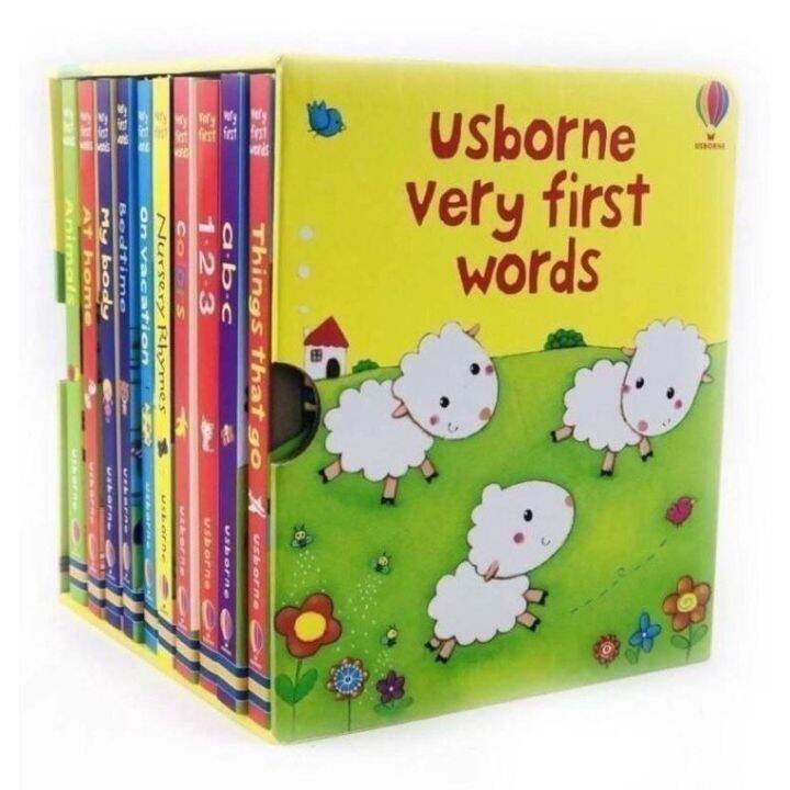 Usborne Very first words Box Set หนังสือคำศัพท์ เล่มแรกของเด็กๆ | Lazada.co.th