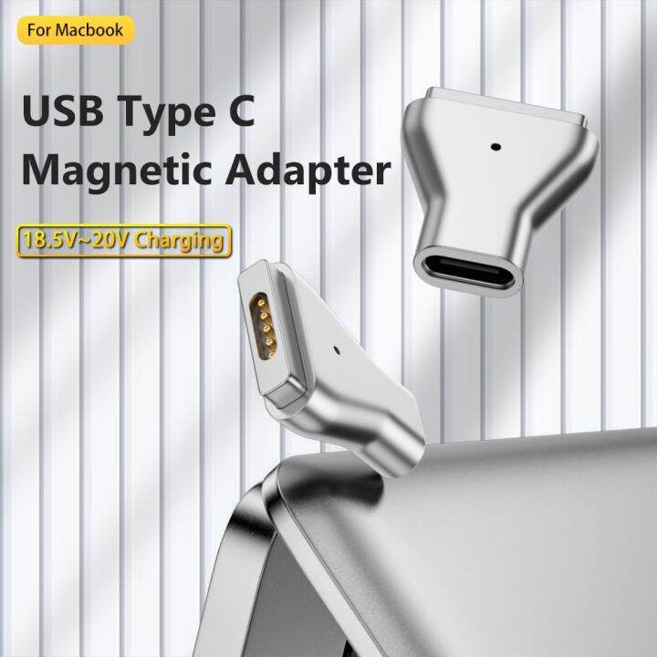 Type C Magnetic USB PD Adapter for Apple Magsafe 1 Magsafe 2 MacBook ...
