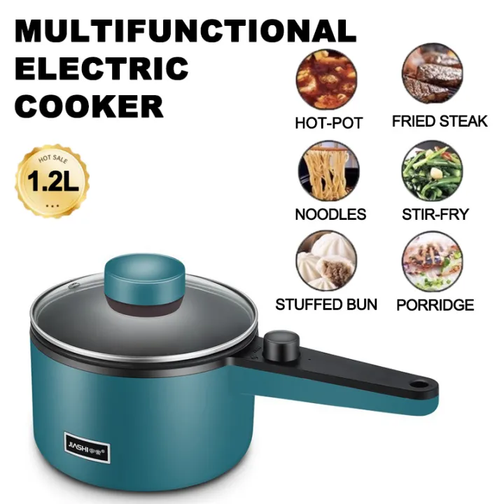 multifunctional electric pot multi cooker 1.2L 2 persons non-stick 2nd ...