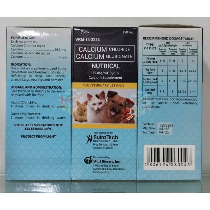 [tops] Nutrical Calcium 60ml 120ml Liquid LC | Lazada PH