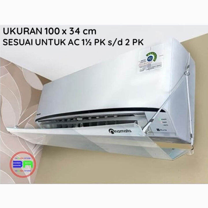 Talang AC Penahan Angin Akrilik / Reflektor NAMATA Air Bender (Ukuran ...