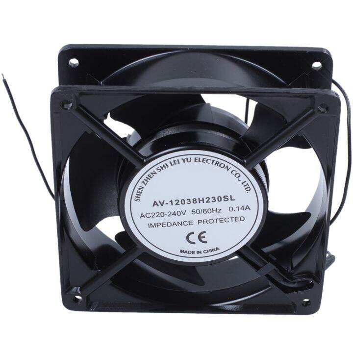 HFES AC 220V-240V0.14A Brushless Cooler Cooling Fan 120mm X 120mm X38mm ...