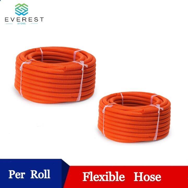Orange Flexible Hose Electrical Conduit Hose 1/2 or 3/4 ( 50 METERS ...