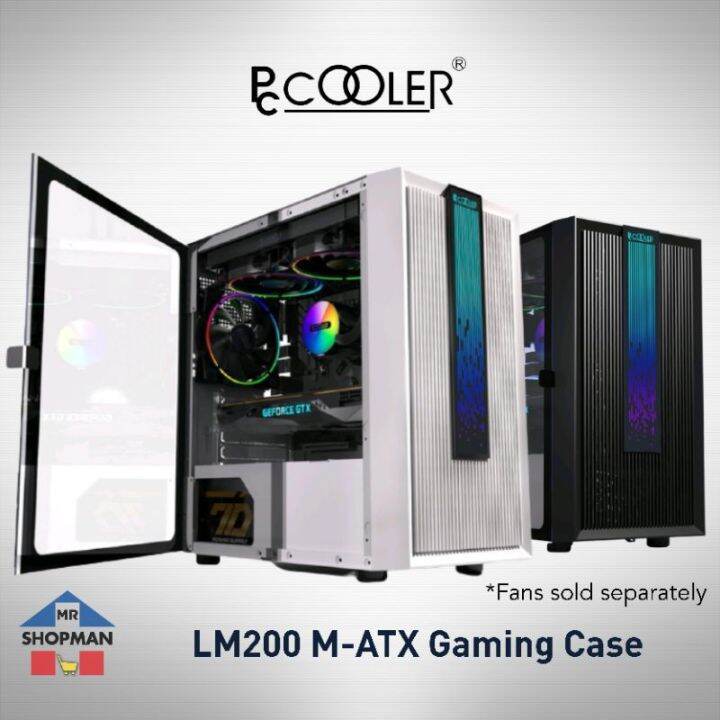 Pccooler LM200 Black / White MATX Desktop Computer PC Case | Lazada PH