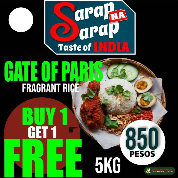 SARAP NA SARAP Gate of Paris 5KG Buy 1 Get 1 Free( This is not Basmati ...