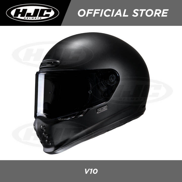 HJC Helmets V10 Matte Black | Lazada PH