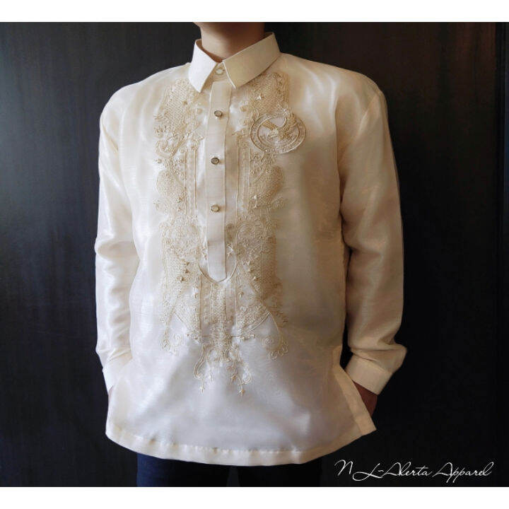 MODERN BARONG WITH EAGLE LOGO FOR MEN | Lazada PH