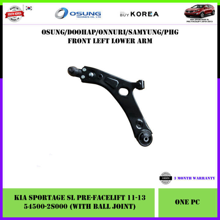 Kia Sportage SL Pre-Facelift 2011-2013 Front Suspension Lower Arm With ...