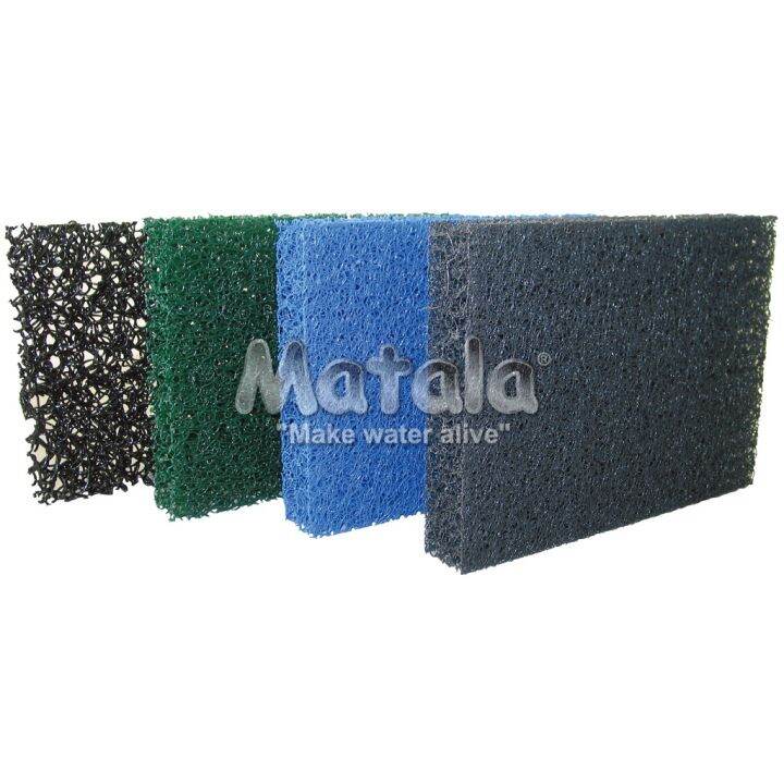 Matala Filter Media Pads uk.60cm x 50cm (BIRU) | Media Filter Kolam ...