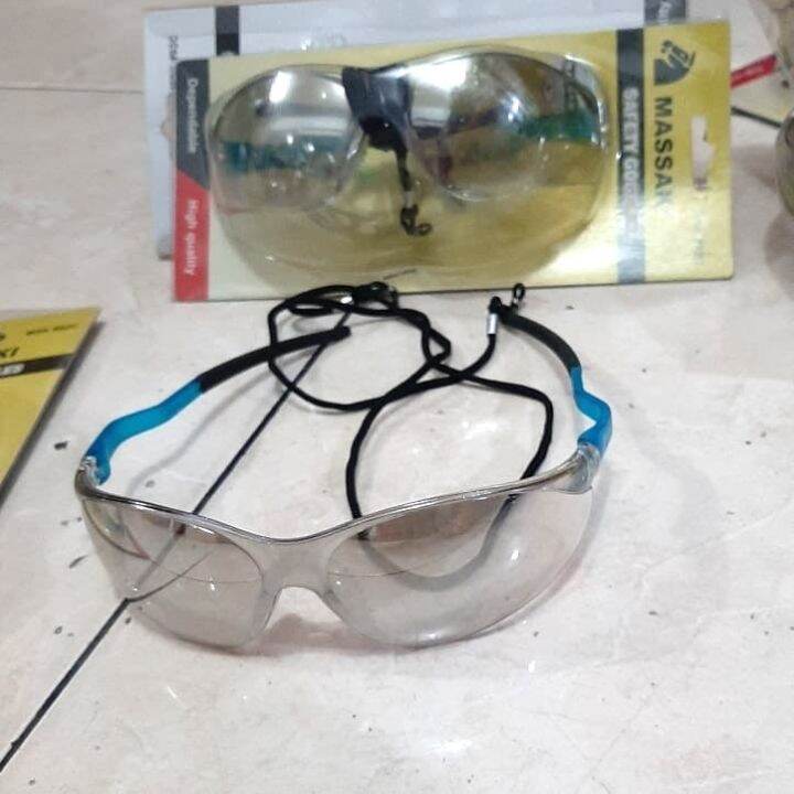 kacamata safety merk massaki | Lazada Indonesia