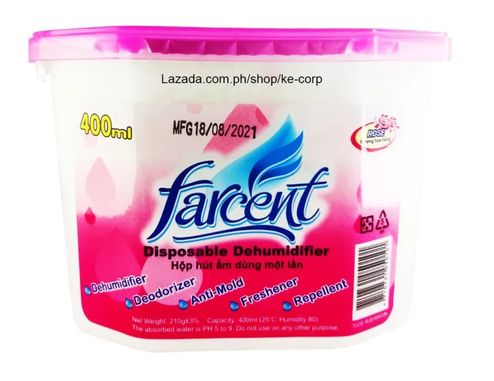 Farcent Disposable Dehumidifier 400ml | Lazada PH Farcent Disposable Dehumidifier 400ml | Lazada PH