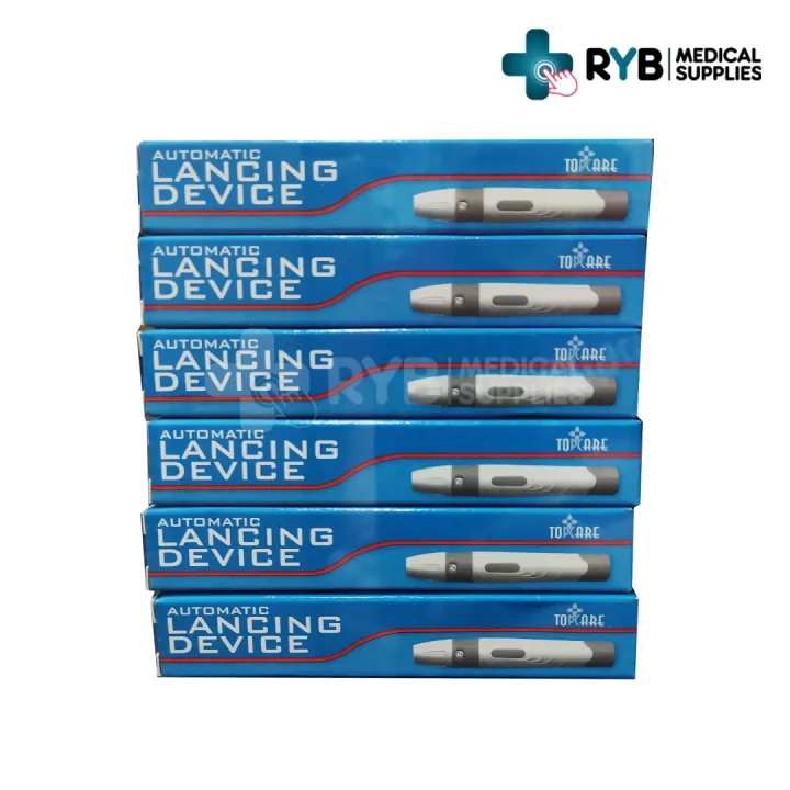 Automatic Lancing Device for Blood Lancet (Round) - TopCare | Lazada PH