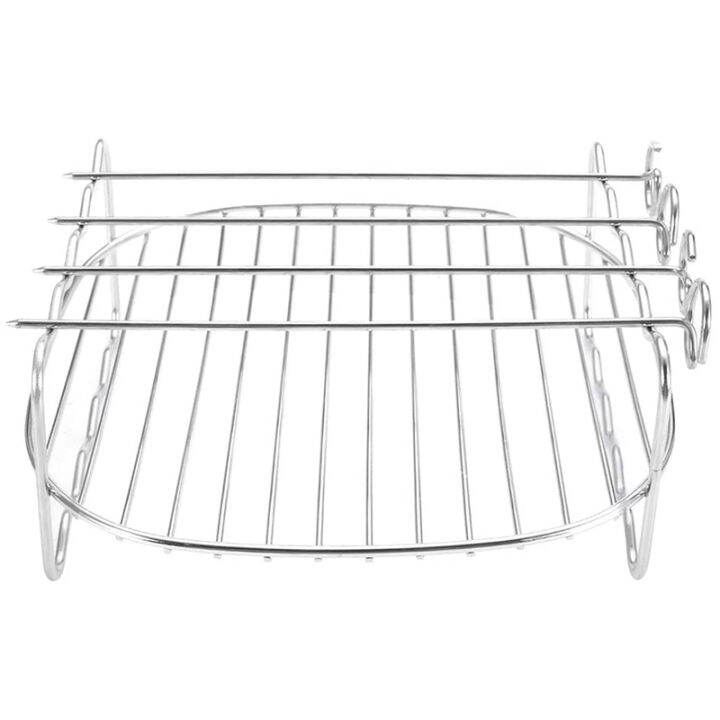 Air Fryer Double Layer Rack, Multi-Purpose Air Fryer Rack, Metal Holder ... Air Fryer Double Layer Rack, Multi-Purpose Air Fryer Rack, Metal Holder ...
