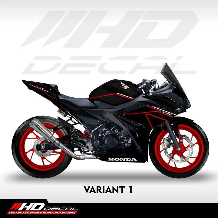 Sticker Striping Honda CBR 150R facelift livery model line strip simple ...