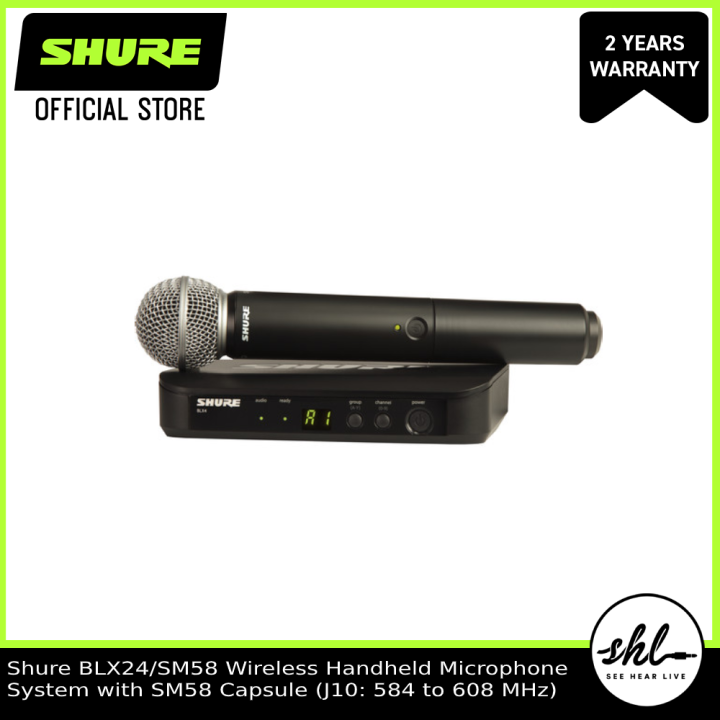 Shure BLX24R/SM58 Wireless Rack-mount Vocal System with SM58 | Lazada Singapore
