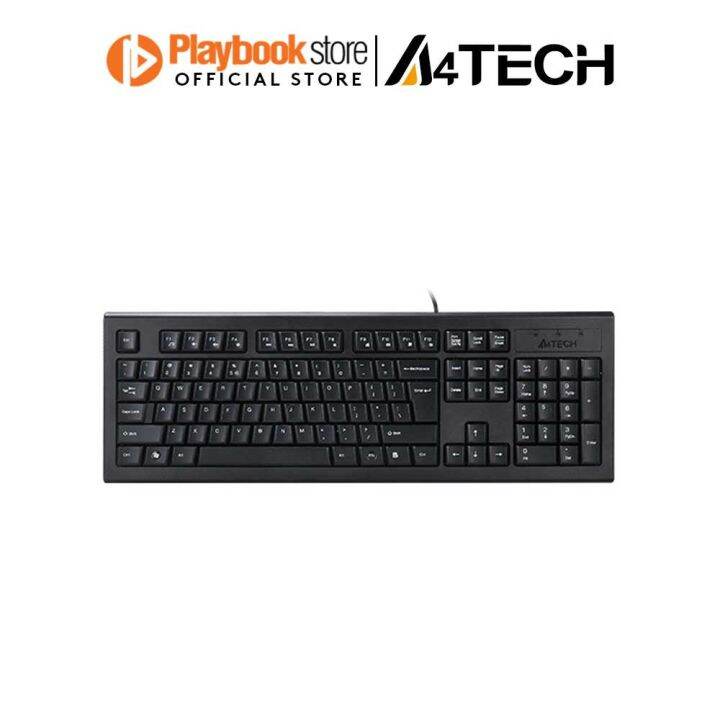 A4Tech KRS-85, Comfort Roundedge Keycaps, FN Hot Keys, Full-Size, USB ...