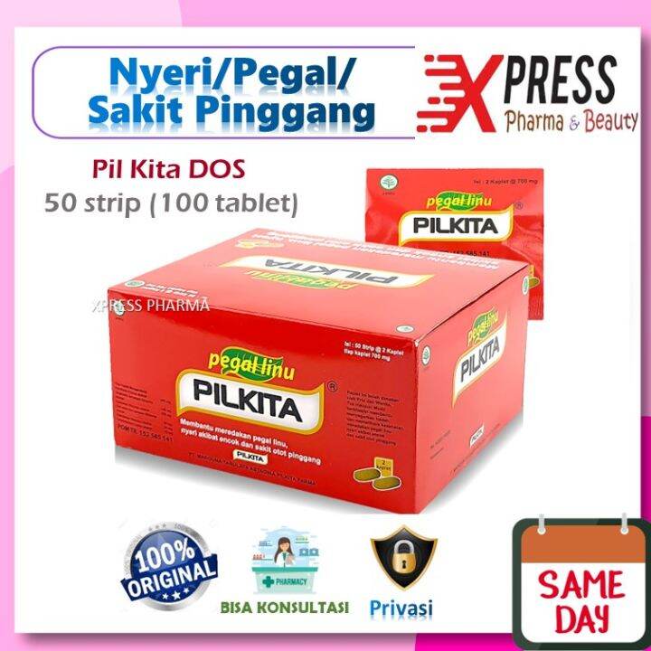 ⚡XPRESS⚡ Pil Kita DUS Obat Pegel Linu Nyeri Sendi Otot Pinggang Rematix ...