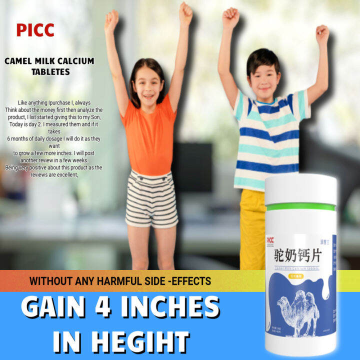 Camel Milk Calcium Tablets | Pampatibay Ng Buto | Pampatangkad |Bata ...