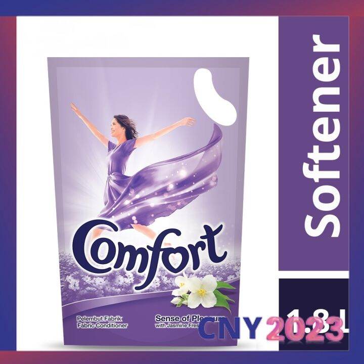 Comfort Dilute Fabric Softener Refill Sense of Pleasure 1.8L | Lazada