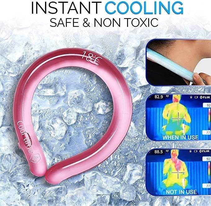 18℃ neck cooling ring ice neck ring ice tube Cooling cold collar ...