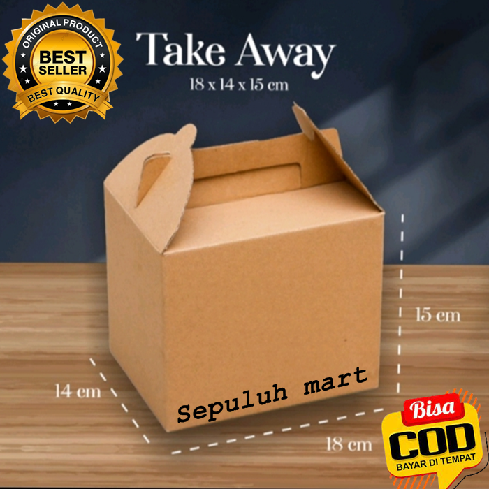 Box jinjing 18x14x15/take away 18x14x15/box toples/box toples kuker/box ...