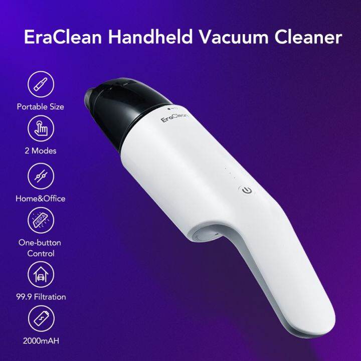 EraClean Car Vacuum Cleaner Portable Vacuum Cleaner Handheld Vacuum ...