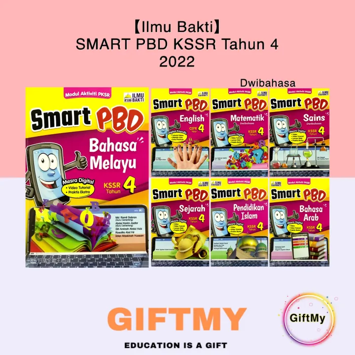 【Ilmu Bakti】Smart PBD KSSR Tahun 4 Dwibahasa 2022 — Year 4 Buku Latihan Modul Activiti PKSR | Lazada