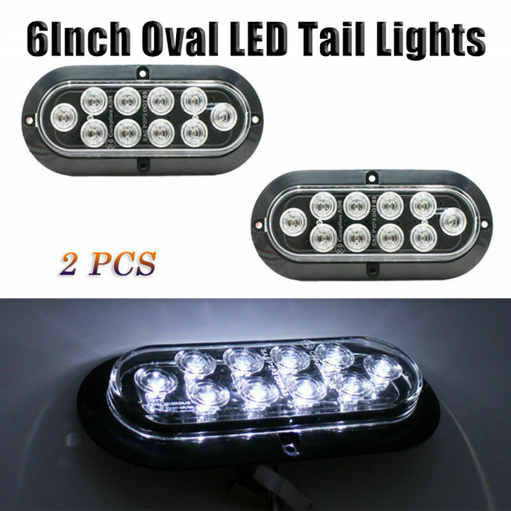 LED Tail Light Reverse Light PC Lens + ABS Housing 10 LED 3 Wiring High ...