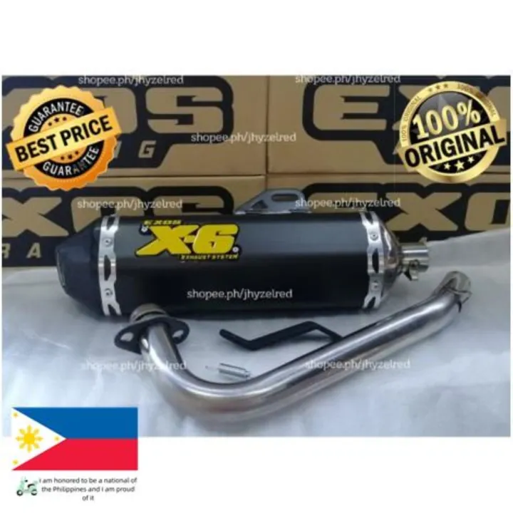 High quality EXOS X6 Pipe sporty / mio i 125 / soulty / click 150i ...