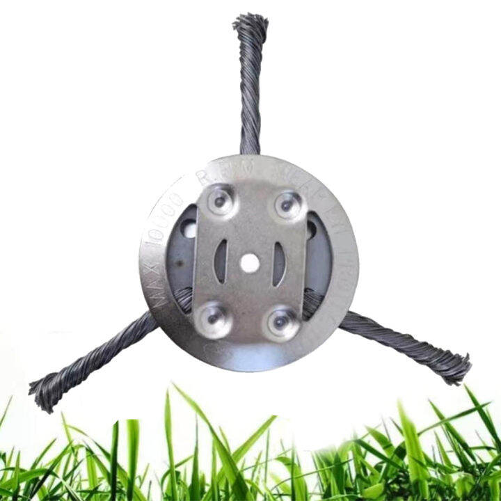 Steel Wire Brush Cutter Trimmer Head Grass Brush Cutter String Trimmer ...