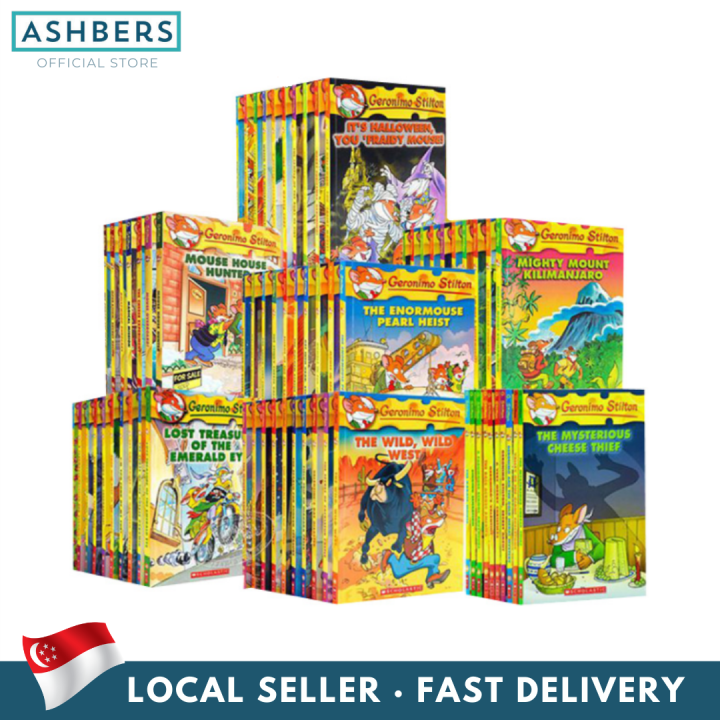 Geronimo Stilton Book Set. The 10 Books Collection Set In Various ...