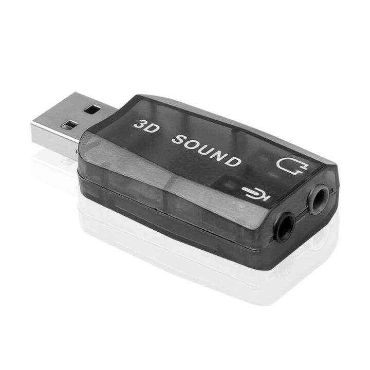 Audio Jack Adapter USB To 3.5mm Audio Adapter - 5.1 Surround Sound Card ...