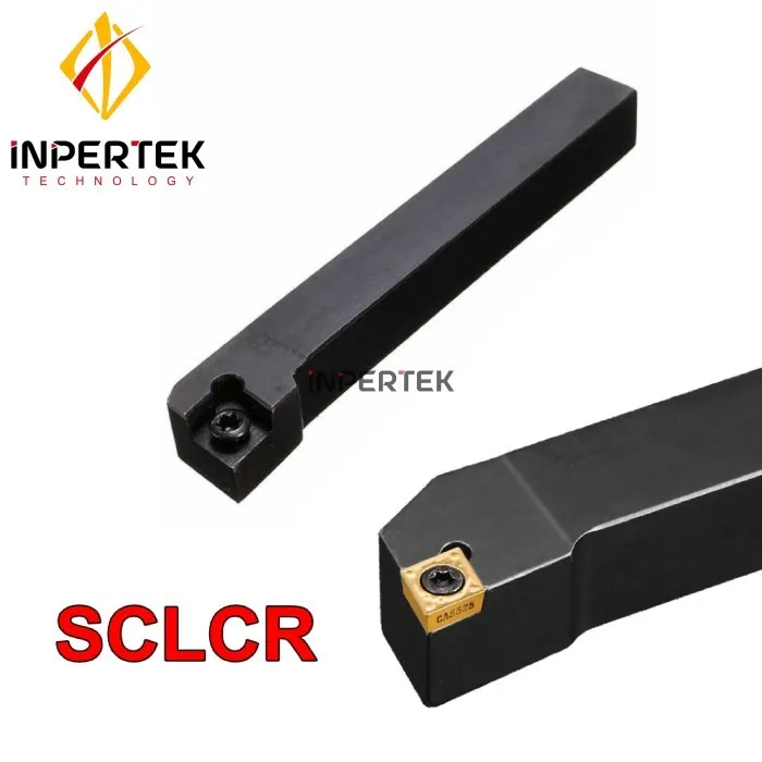 SCLCR 1010 06 Holder Bubut Insert CCMT 06 Pahat Gagang Bubut Kanan Luar ...