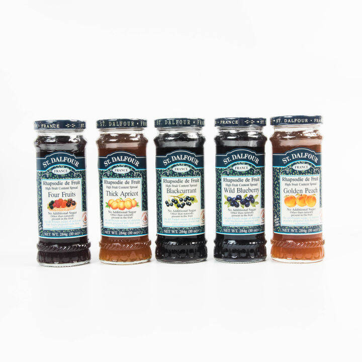 ST.DALFOUR Fresh Fruit Flavour JAM 水果味 果酱 (Blueberry) 284G __ EXP: 05/ ...